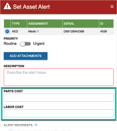Assets module settings